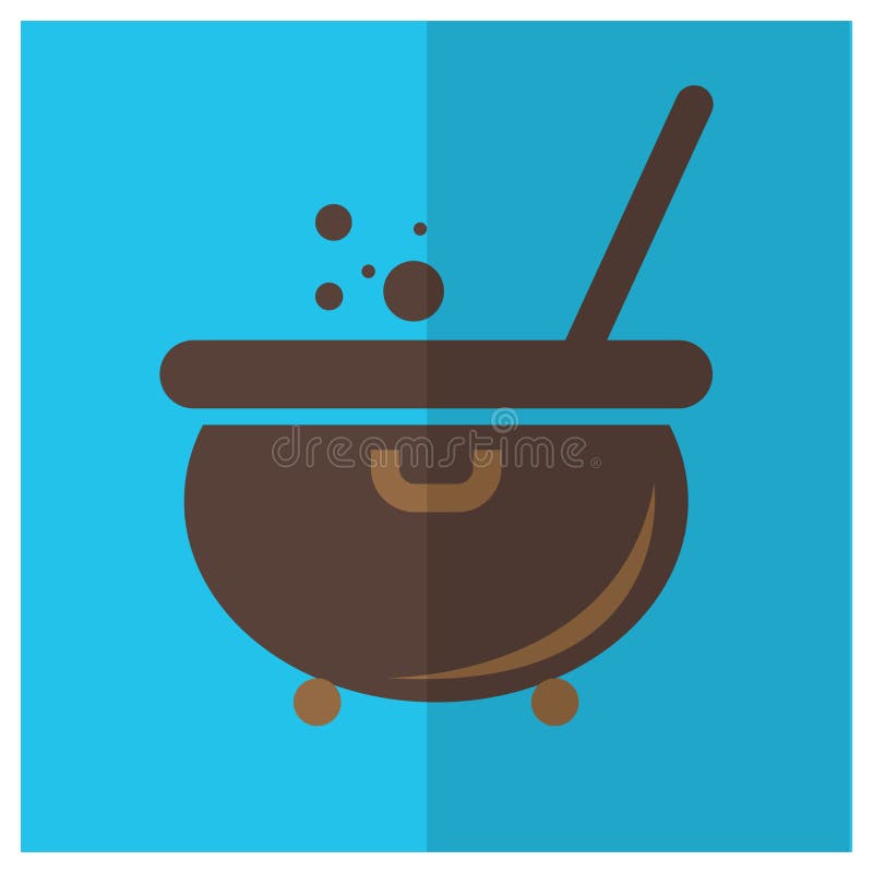 Cauldron. Vector Illustration Decorative Design Stock Vector ...
