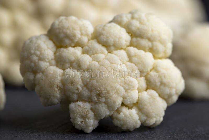 Cauliflower Close Up during Cooking, Fresh Raw Cauliflower Stock Photo ...