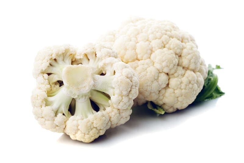 Cauliflower isolated stock image. Image of nature, cauliflower - 20815715