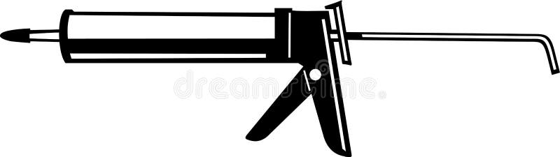 Caulking Gun stock vector. Illustration of caulking, tool - 20241596