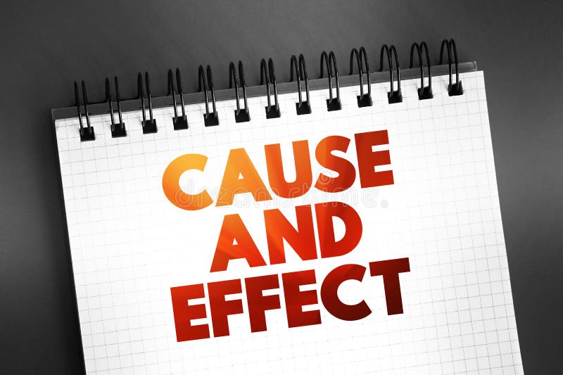 Cause and Effect - Relationship between Events or Things, Where One is ...