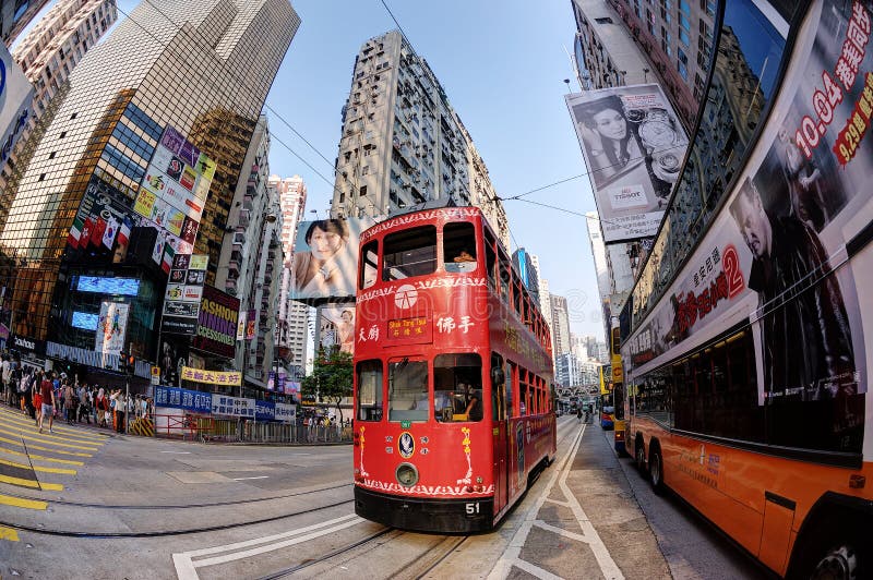 Causeway Bay editorial stock image. Image of light, road - 27215639