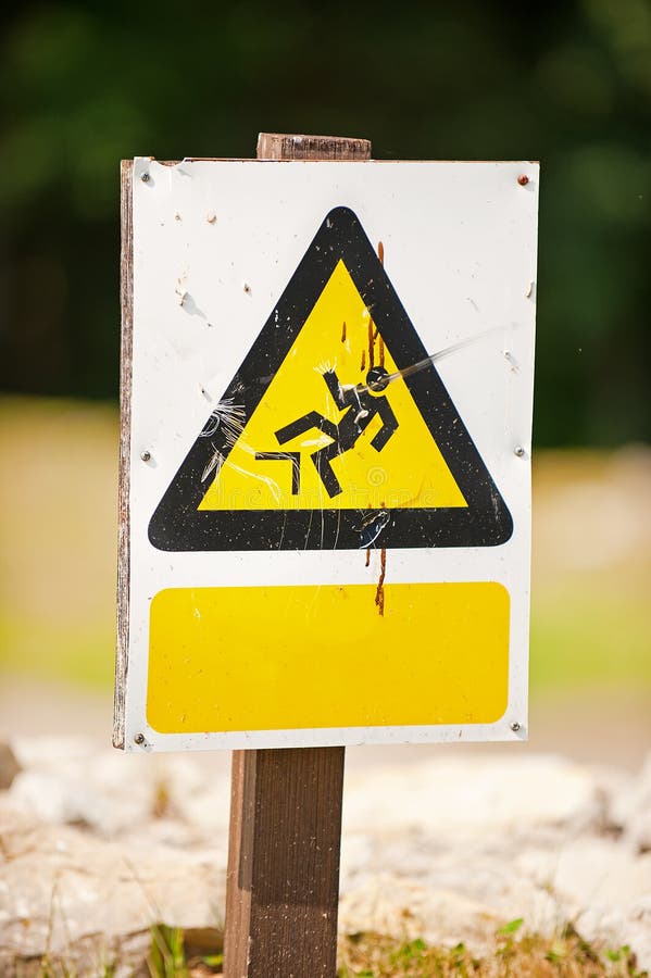 War zone signboard stock photo. Image of sign, direction - 10493710