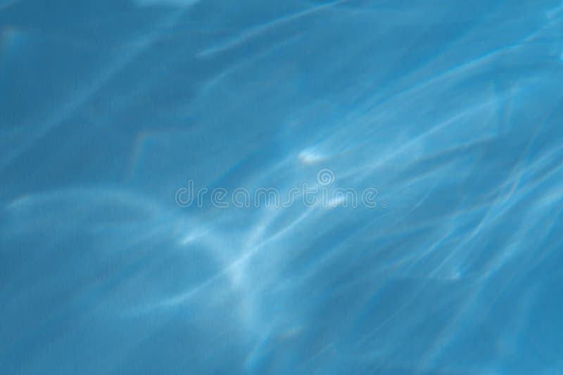 Caustic Effect Light Refraction on Blue Wall Overlay Photo Mockup ...