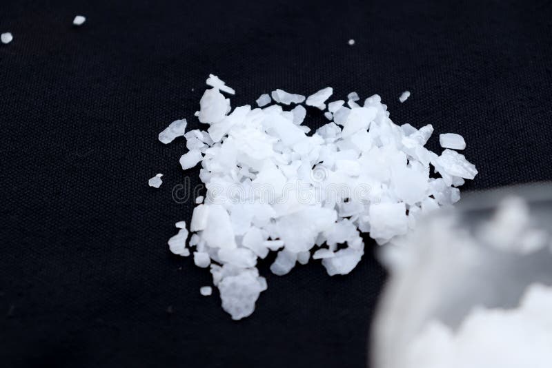 Caustic soda flake stock photo. Image of erode, base - 209033012