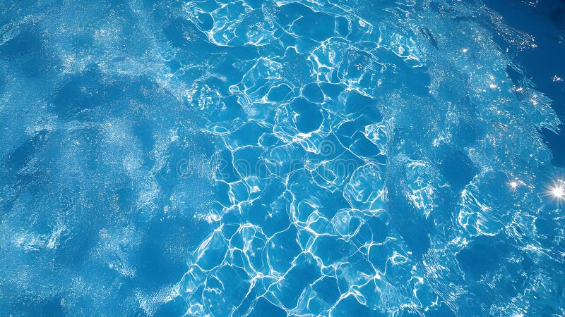 Caustic Water Background with Light Reflections. Stock Photo - Image of ...