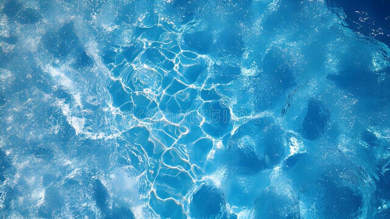 Caustic Water Background with Light Reflections. Stock Photo - Image of ...