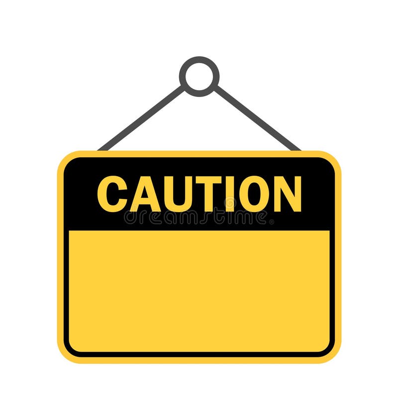 Caution Hanging Stock Illustrations – 889 Caution Hanging Stock ...