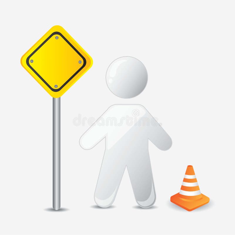 Caution Tip-Over or Structural Failure Hazard Symbol Sign, Vector ...