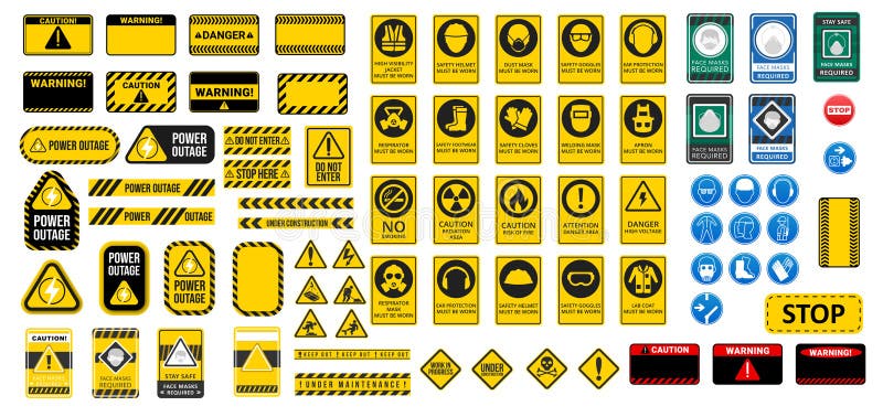 Caution Alarm Set. Danger Triangle Signs. Warning Sign. Caution Error ... Caution Alarm Set. Danger Triangle Signs. Warning Sign. Caution Error ...