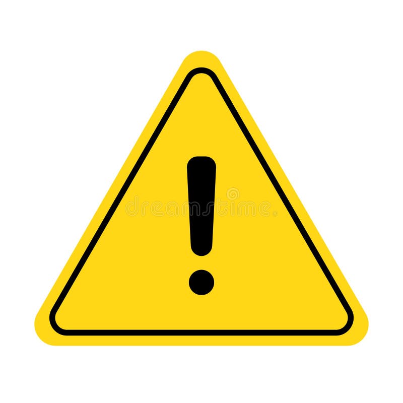 Caution Alert Exclamation Sign. Warning, Danger Exclamation Mark Yellow ... Caution Alert Exclamation Sign. Warning, Danger Exclamation Mark Yellow ...