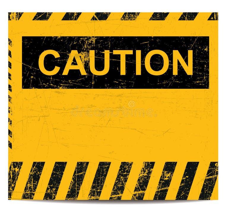 Caution Banner Stock Illustrations – 53,862 Caution Banner Stock ...