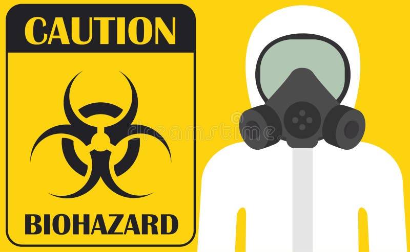 Caution Biohazard Sign, Biohazard Icon Stock Vector - Illustration of ...