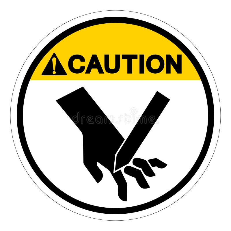 Caution Blade Hazard Symbol Sign, Vector Illustration, Isolate on White ...