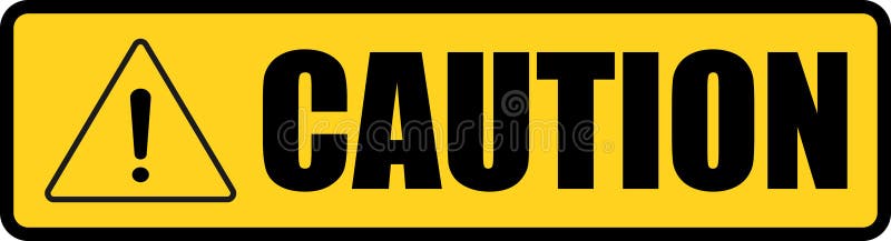 Caution Board, Hazard Warning Attention Sign, Yellow Warning, Danger ...