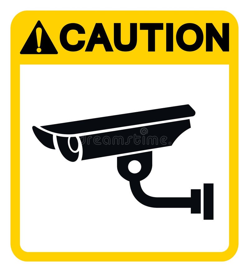 CCTV Symbol Sign, Vector Illustration, Isolate on White Background ...