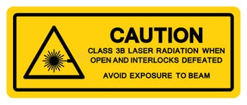 Caution Class 3B Laser Radiation Symbol Sign,Vector Illustration ...