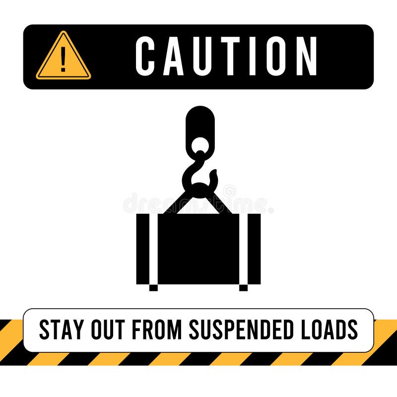 Caution Construction Sign stock vector. Illustration of beware - 257001280