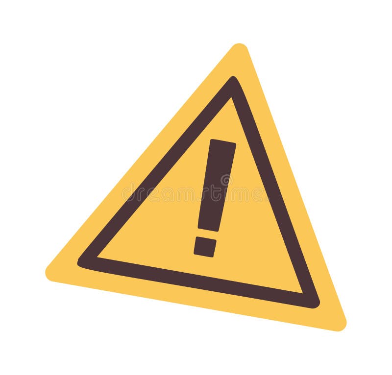 Caution Construction Site Sign Doodle Stock Vector - Illustration of ...