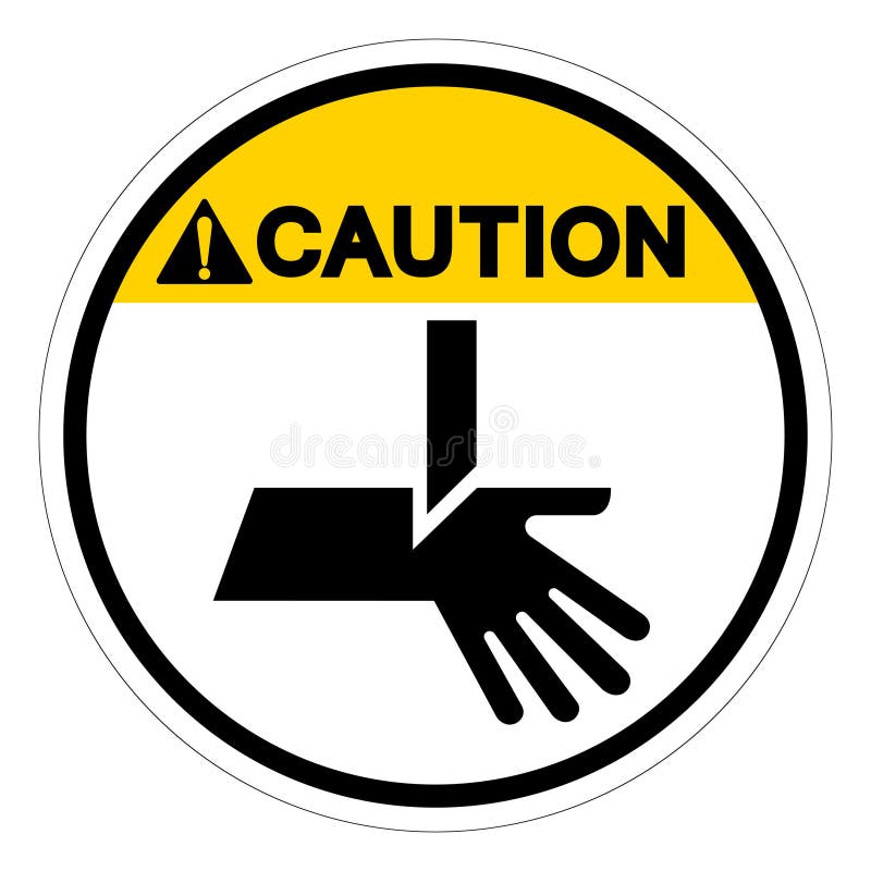 Caution Cutting of Fingers or Hand Engine Fan Symbol Sign, Vector ...