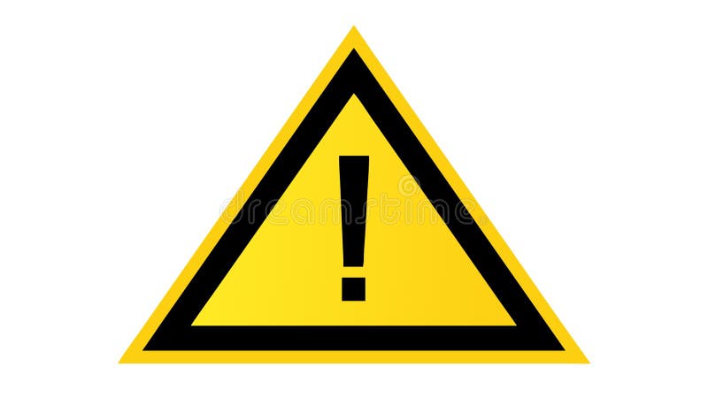 Caution Danger Sign Icon, Universal Alert Symbol, Vector Design ...