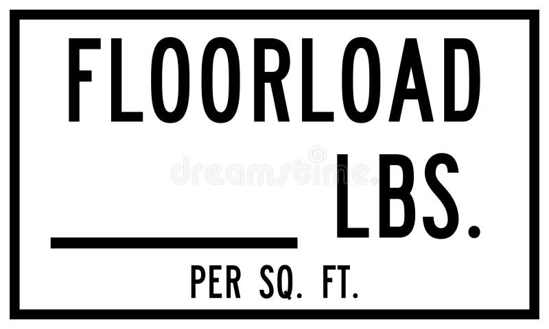 Floorload warning sign stock vector. Illustration of energy - 312509661