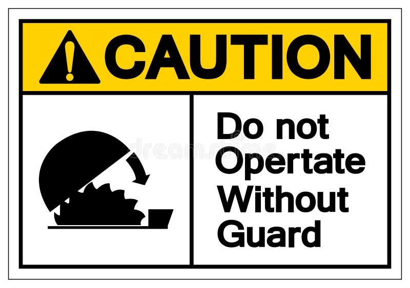 Caution Do Not Operate Symbol Sign, Vector Illustration, Isolated on ...