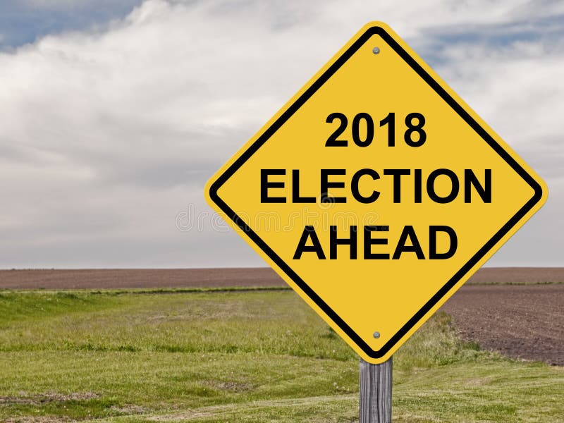 Election Ahead Sign stock image. Image of symbol, election - 22701227