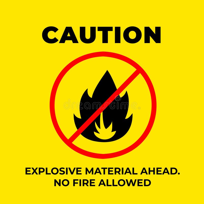 No Flammable Material Icon Stock Illustrations – 63 No Flammable ...