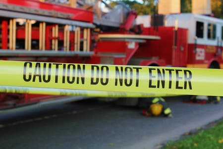 Caution fire stock image. Image of union, burning, yellow - 21371753