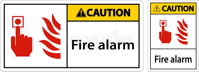 Press Fire Alarm Stock Illustrations – 632 Press Fire Alarm Stock ...
