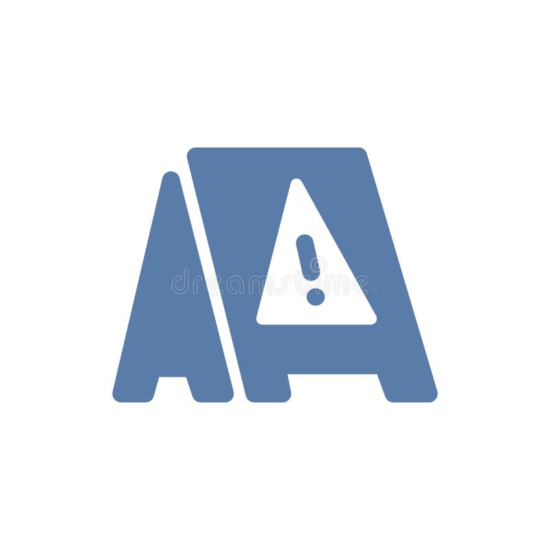 Caution Floor Stand. Vector Illustration Decorative Design Stock Vector ...