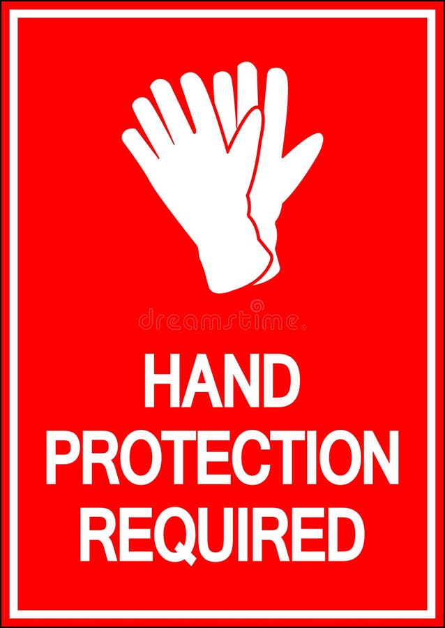 Caution Hand Crush Hazard Symbol Sign, Vector Illustration, Isolate on ...