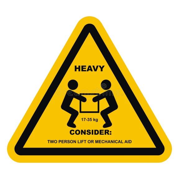 Warning Heavy Box Carry Stock Illustrations – 101 Warning Heavy Box ...
