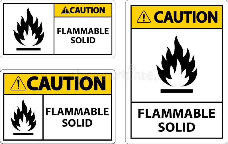 Flammable Solid Symbol