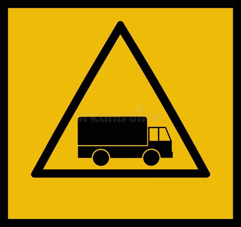 Lorry Triangle Warning Stock Illustrations – 49 Lorry Triangle Warning ...