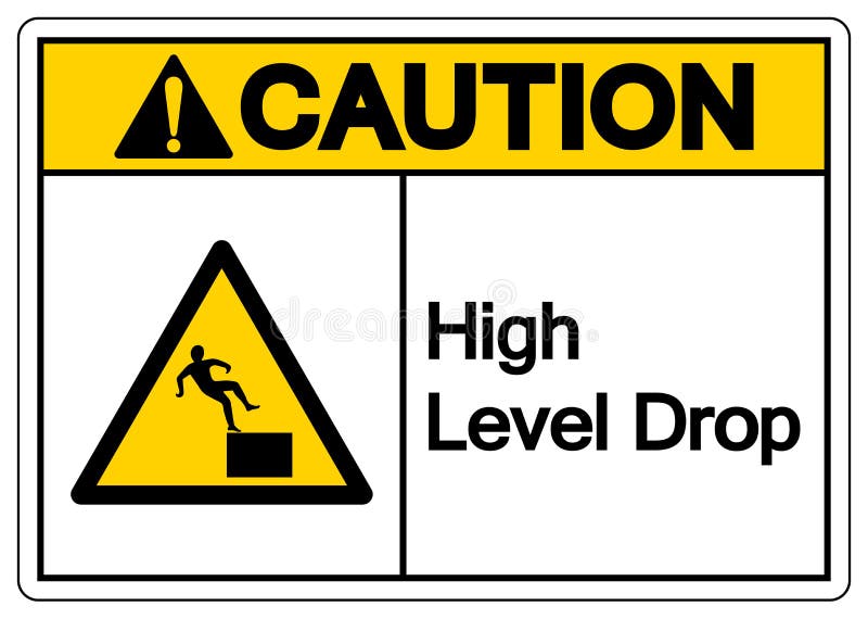 Caution Stairs Symbol Sign, Vector Illustration, Isolate on White ...