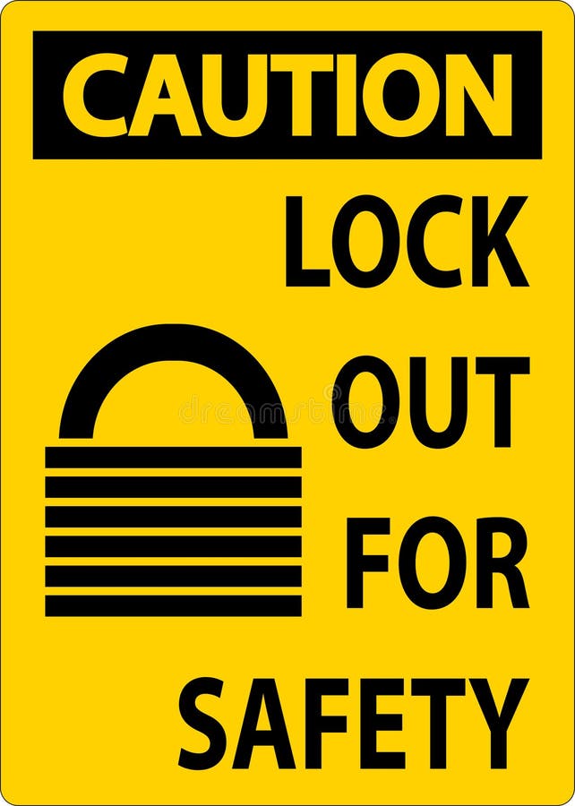 Caution High Radiation Area Sign on White Background Stock Vector ...