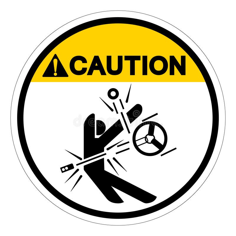 Caution High Speed Moving Parts Symbol Sign, Vector Illustration ...
