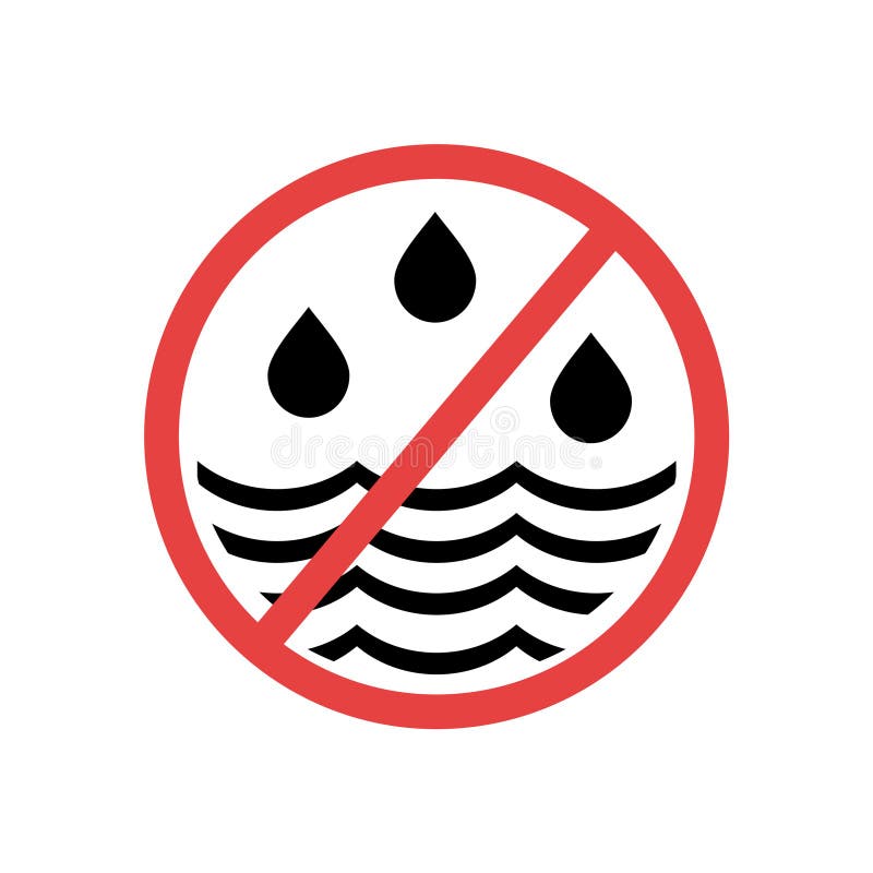 Caution humidity symbol stock vector. Illustration of water - 314199196