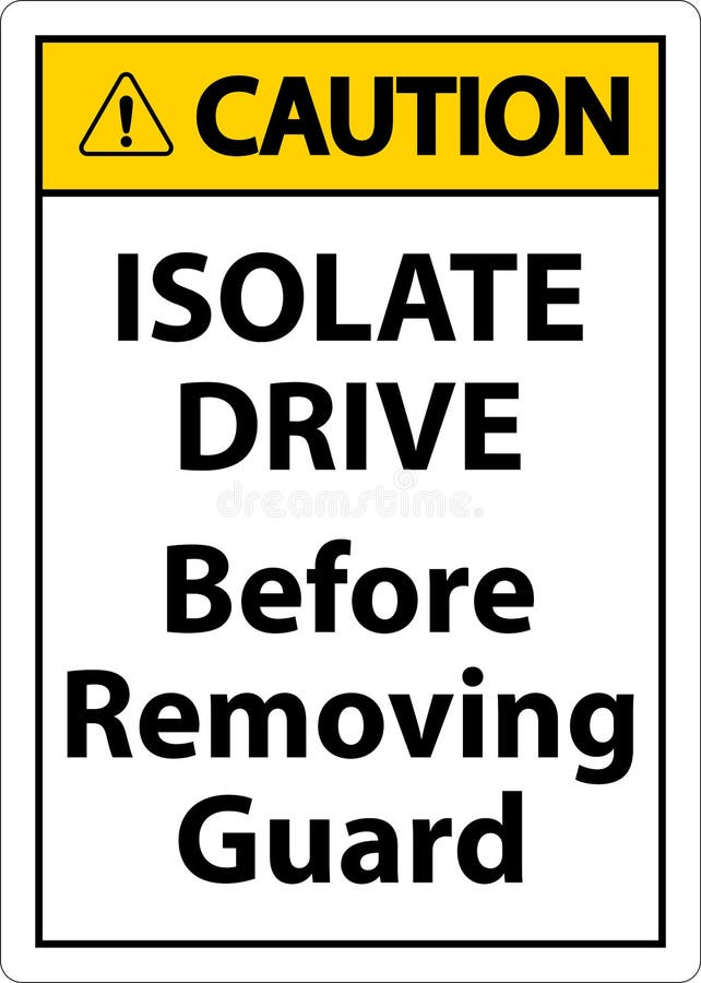 Caution Entanglement Hazard Symbol Sign, Vector Illustration, Isolate ...