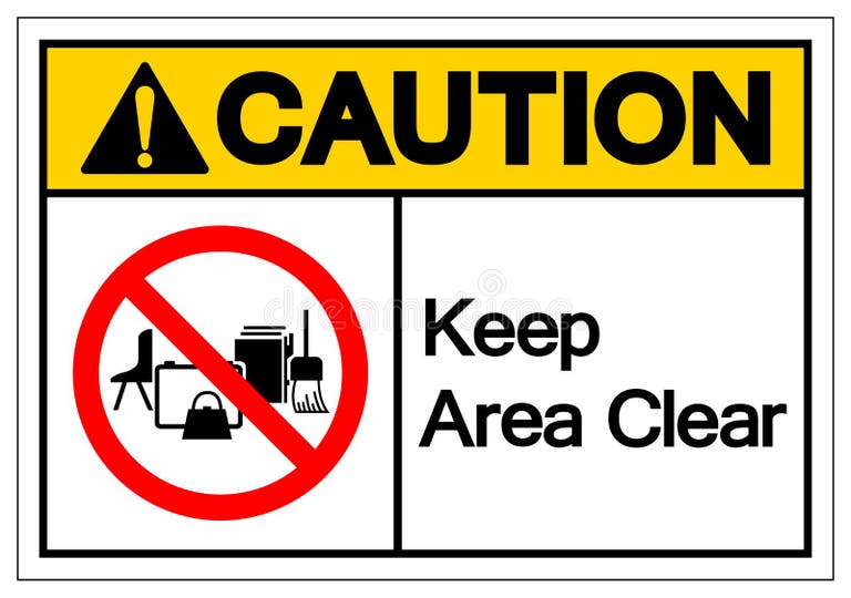 Keep Area Clear Stock Illustrations – 899 Keep Area Clear Stock ...