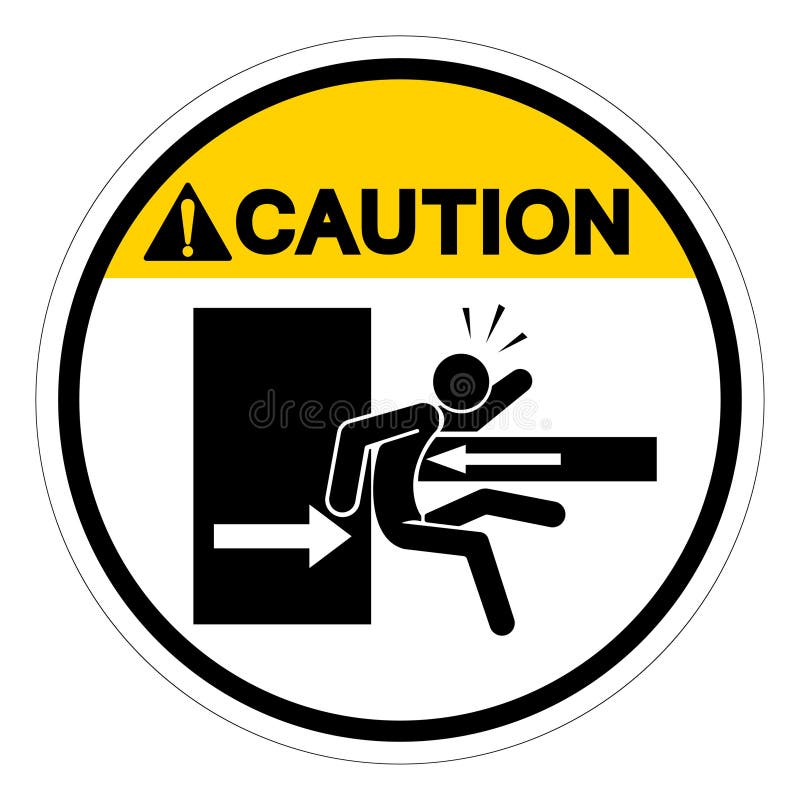 Caution Keep Clear of Swinging Upper To Prevent Serious Bodily Injury ...