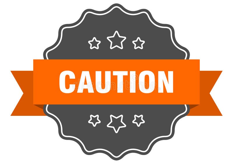 Caution Label Avoid Creating Dust Stock Vector - Illustration of ...