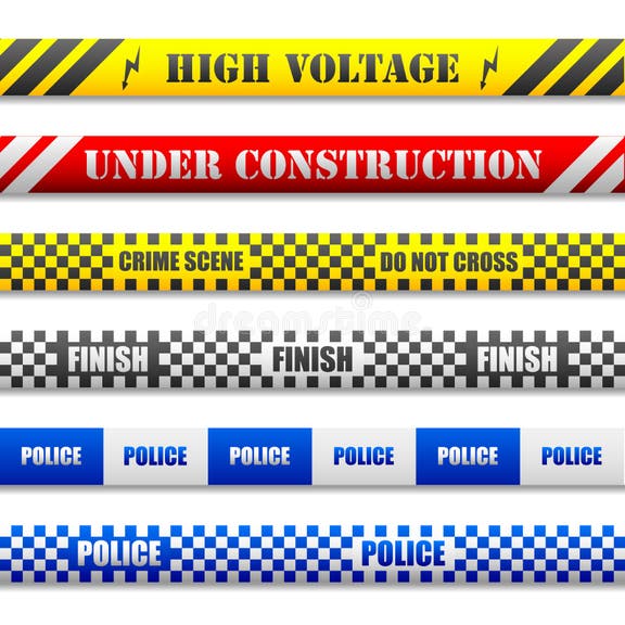 Different Caution Lines Stock Illustrations – 56 Different Caution ...