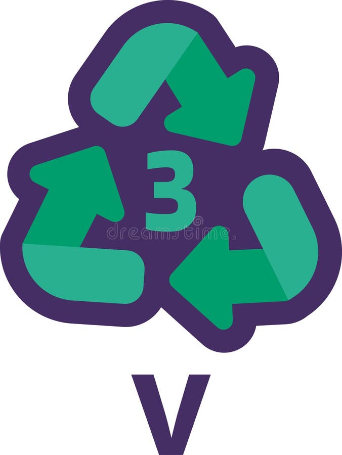 Caution Marking Recycling V Industrial Code 3 Stock Vector ...