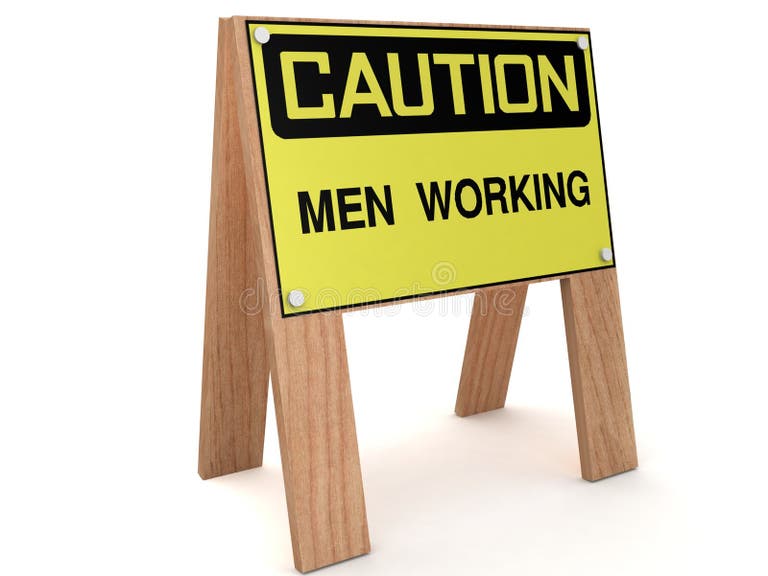 Caution Men Work Stock Illustrations – 707 Caution Men Work Stock ...