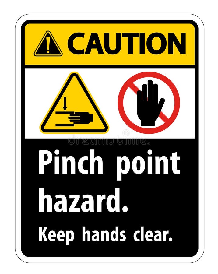 Pinch Hazard Stock Illustrations – 2,561 Pinch Hazard Stock ...