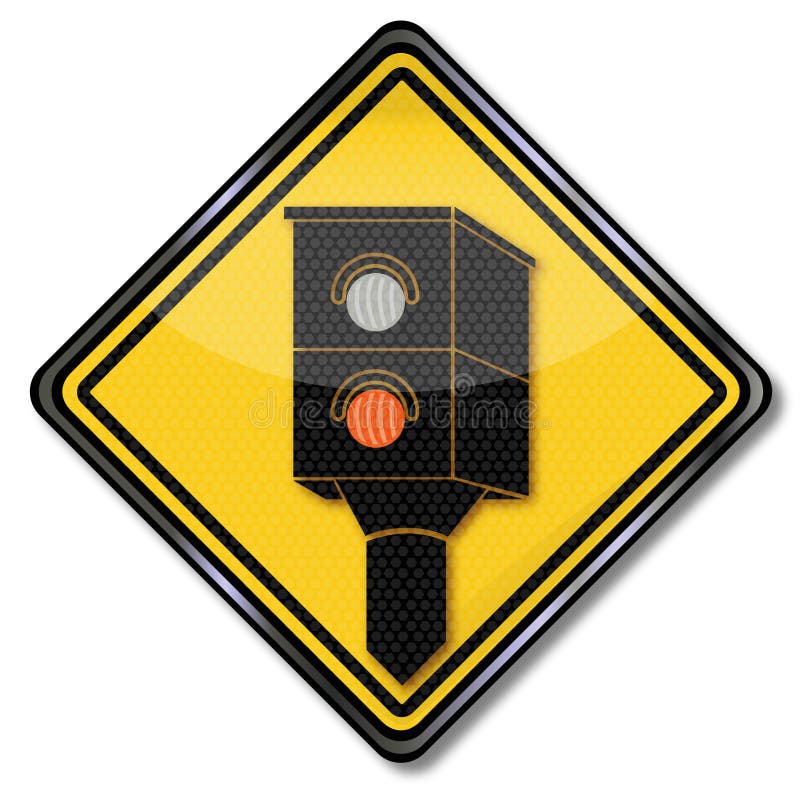 Caution Radar and Lightning Stock Vector - Illustration of icons ...