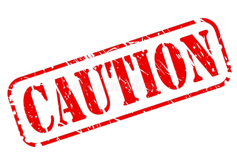 CAUTION red stamp text stock vector. Illustration of risky - 41995153